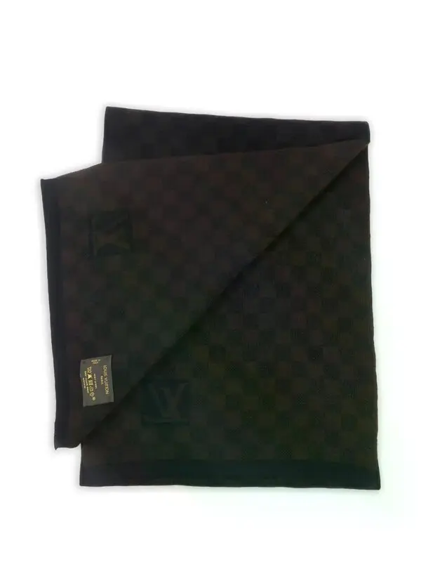 LOUIS VUITTON Patterned Wool Scarf