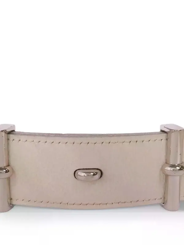 Hermès Epsom Leather Belt With Silver-tone Hardware
