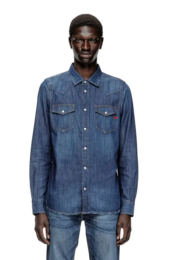 DIESEL® Denim Overshirt - Blue