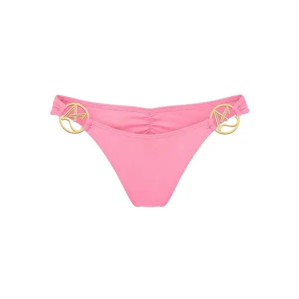 MAUI X LOLITA Classic Butterfly Bikini Bottoms With Logo Hardware - Pink