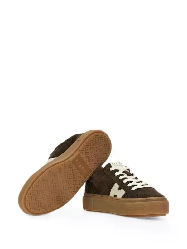 Hogan Crosswind Suede Sneakers - Brown