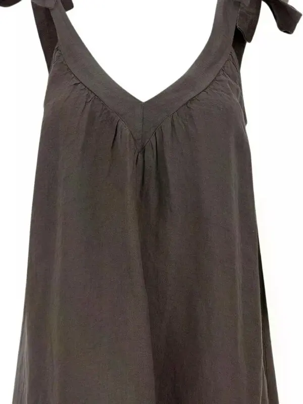 KAOS Tie-shoulder Gathered Mini Dress