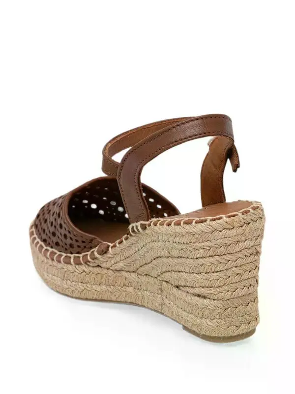 BILLI BI Perforated Wedge Espadrilles