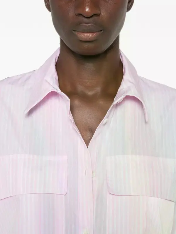 VICOLO Vertical Stripe Shirt