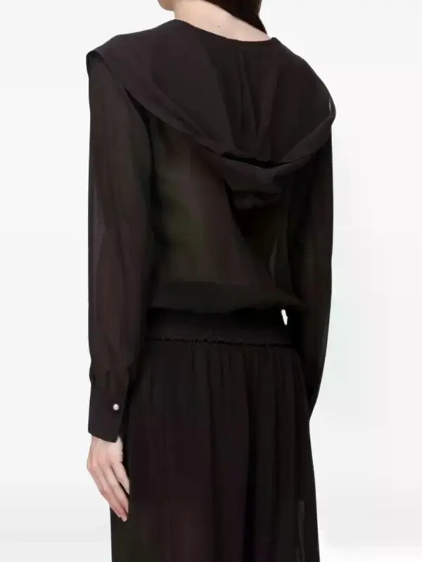 Pinko Shirred Hem Wrap Top