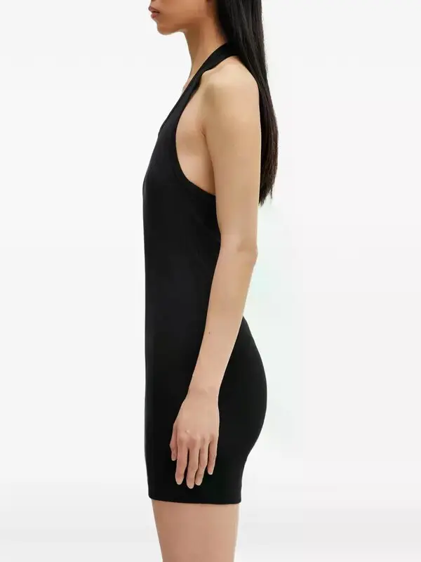 Vetements Ribbed Halterneck Mini Dress