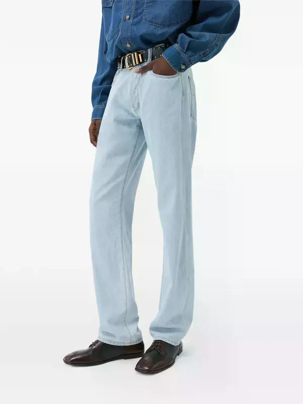 Versace Straight Chambray Jeans