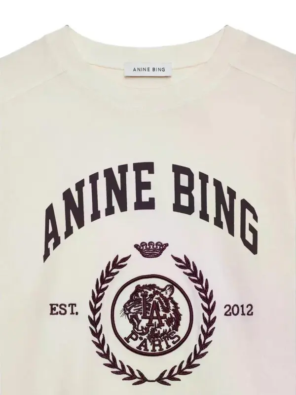 ANINE BING Jaylin Logo Print T-shirt