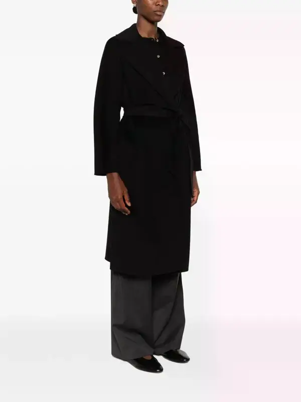 Max Mara Belted Wide-lapel Coat