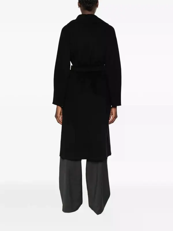 Max Mara Belted Wide-lapel Coat