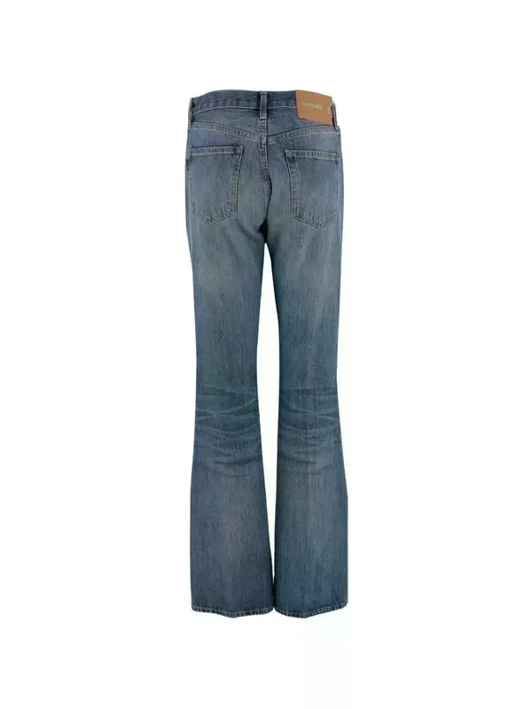 HAIKURE Washed Straight-leg Jeans