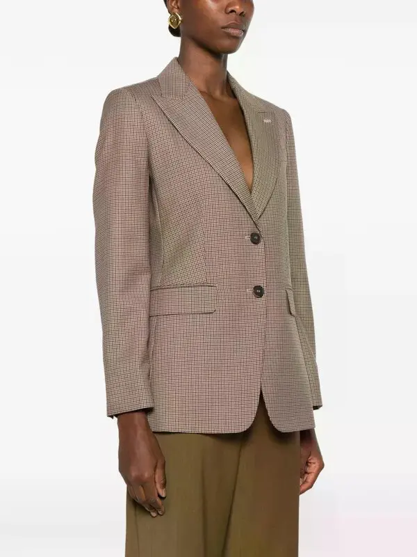 Max Mara Caro Houndstooth Tailored Jacket