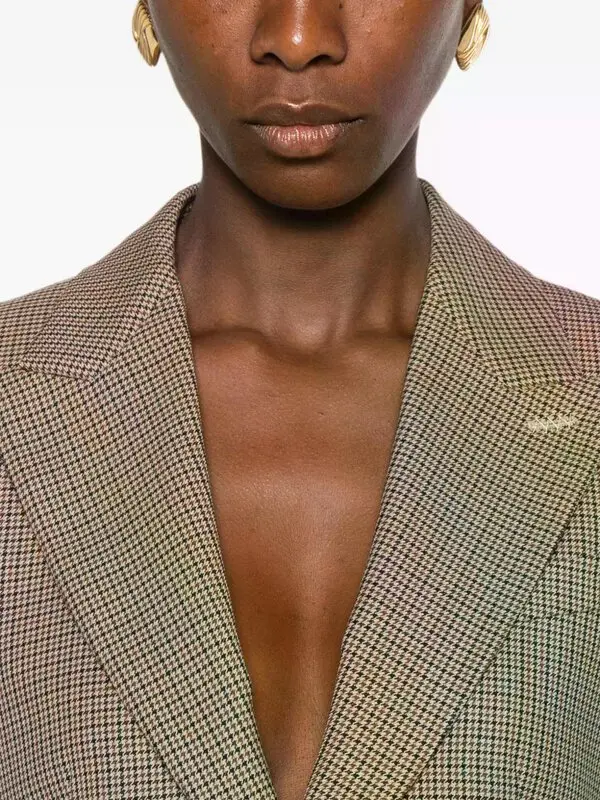 Max Mara Caro Houndstooth Tailored Jacket