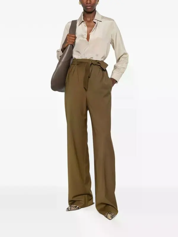 Max Mara Geranio Silk Shirt - Neutrals