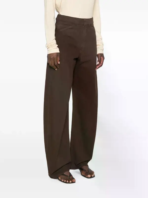 LEMAIRE Wide-leg Jeans - Brown