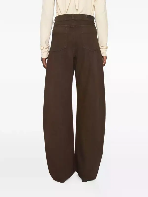 LEMAIRE Wide-leg Jeans - Brown