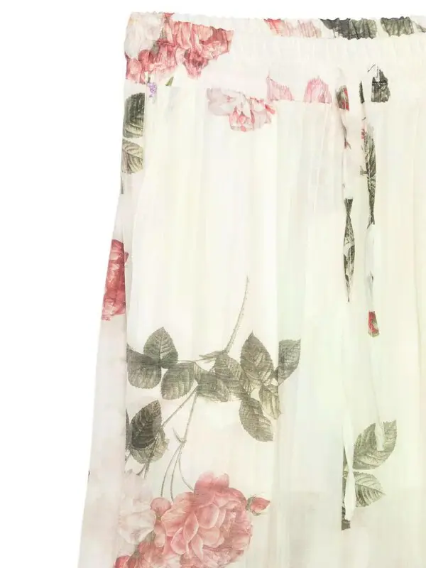 VICOLO Floral Print Trousers