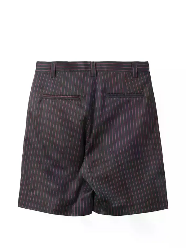 WINNIE N.Y.C Pinstripe Pleated Shorts