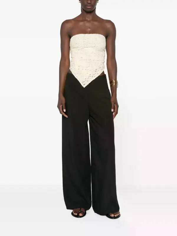 SIR. Beatrice Pleated Wide-leg Trousers - Black