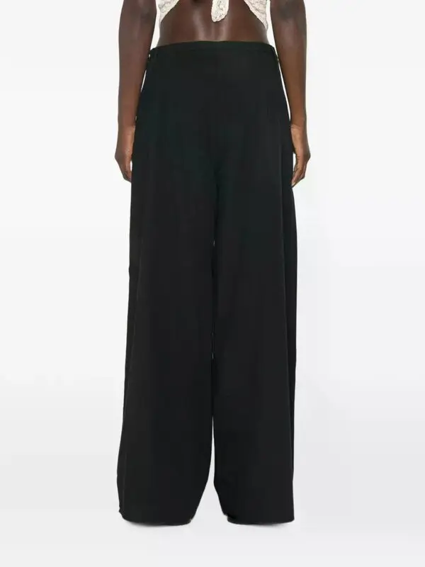 SIR. Beatrice Pleated Wide-leg Trousers - Black