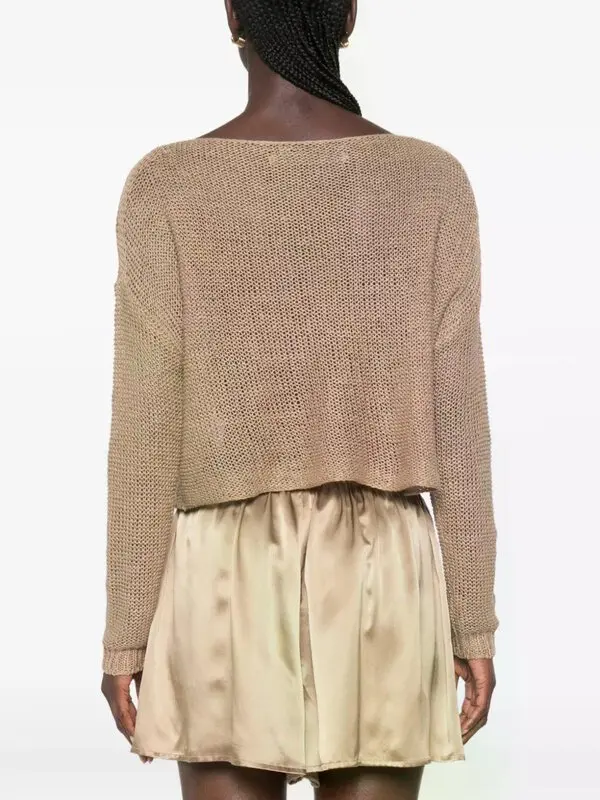 Enza Costa Open-knit Sweater