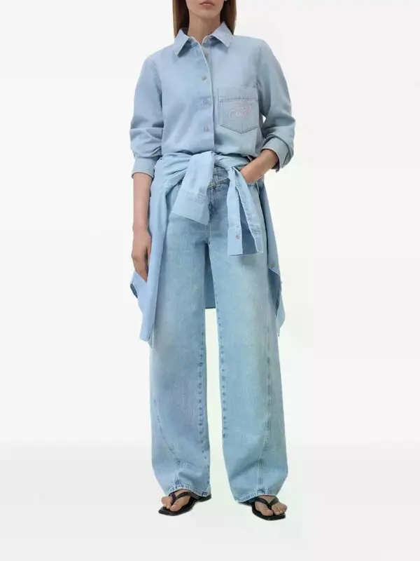Closed Embroidered Denim Shirt