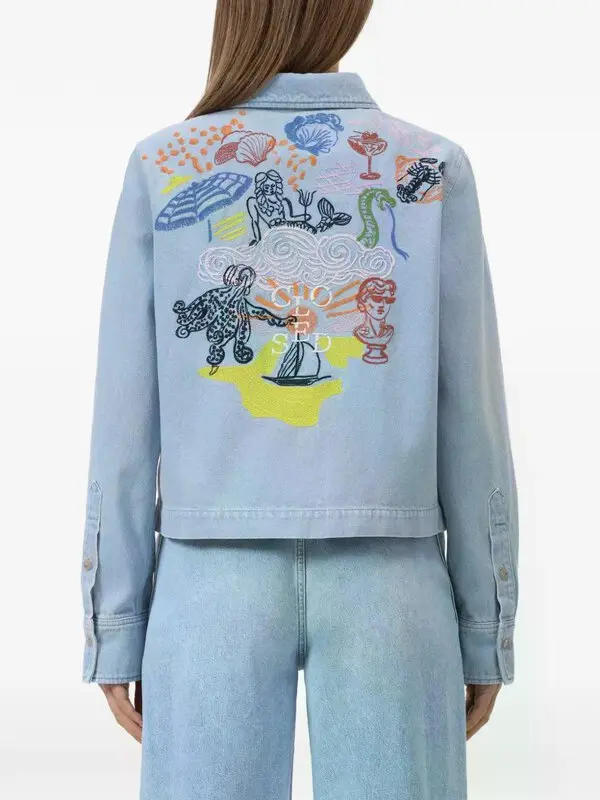 Closed Embroidered Denim Shirt