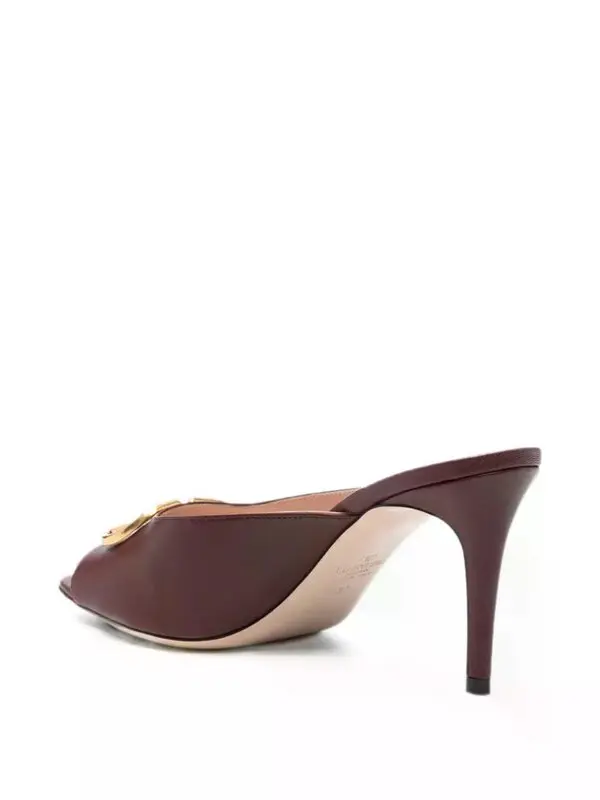 Valentino Garavani Leather Open Toe Stiletto Sandals