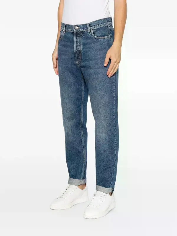 Brunello Cucinelli Belt Loops Jeans - Blue