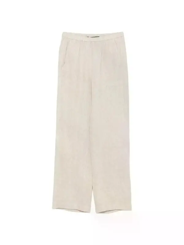 Enza Costa Elasticated Waist Wide-leg Trousers