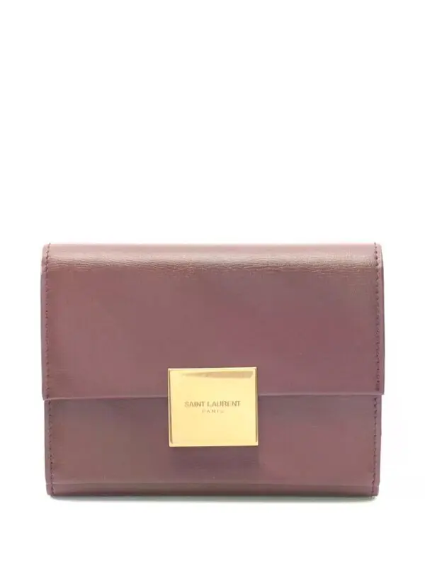 Saint Laurent 2010s Leather Card Case - Red