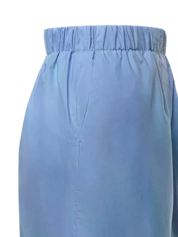 THE FRANKIE SHOP Lui Logo-embroidered Elasticated-waist Shorts