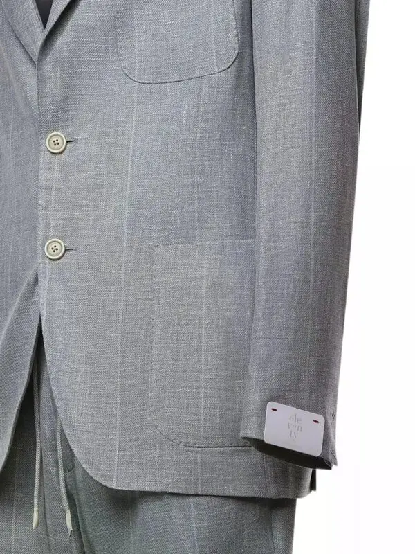 Eleventy Check-pattern Single-breasted Suit