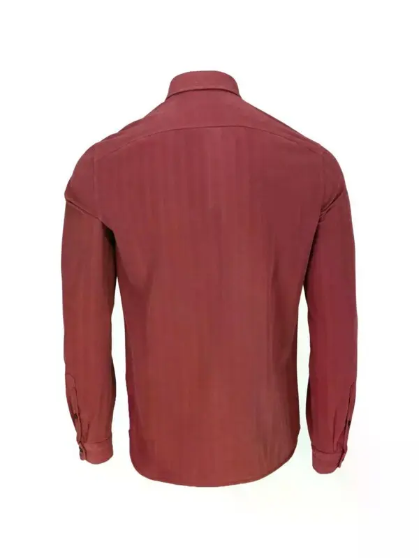Isaia Herringbone-pattern Shirt Jacket