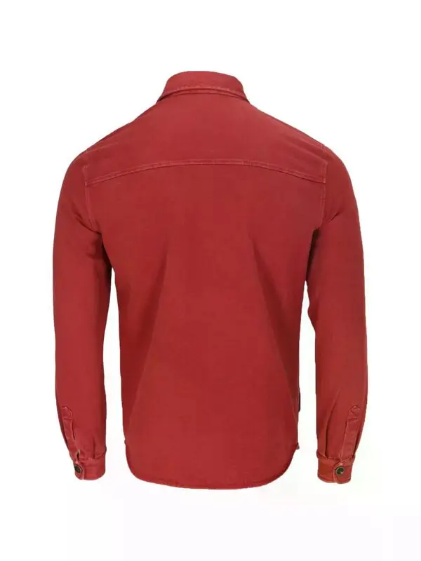 Isaia Flap-pocket Shirt Jacket
