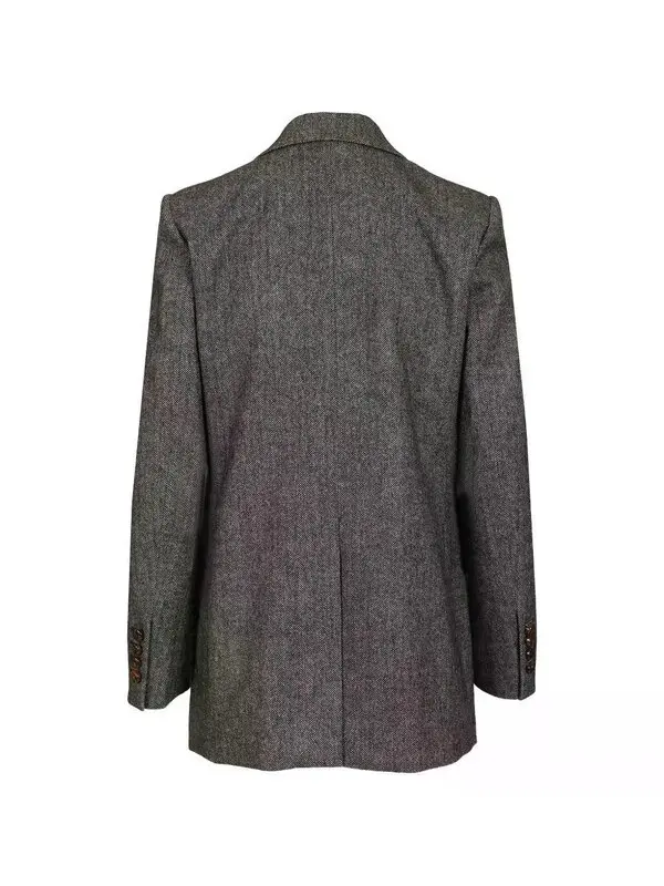 BLAZÉ MILANO Double-breasted Herringbone Blazer