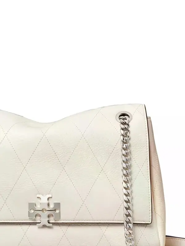 Tory Burch Charlie Quilted Shoulder Bag - Neutrals