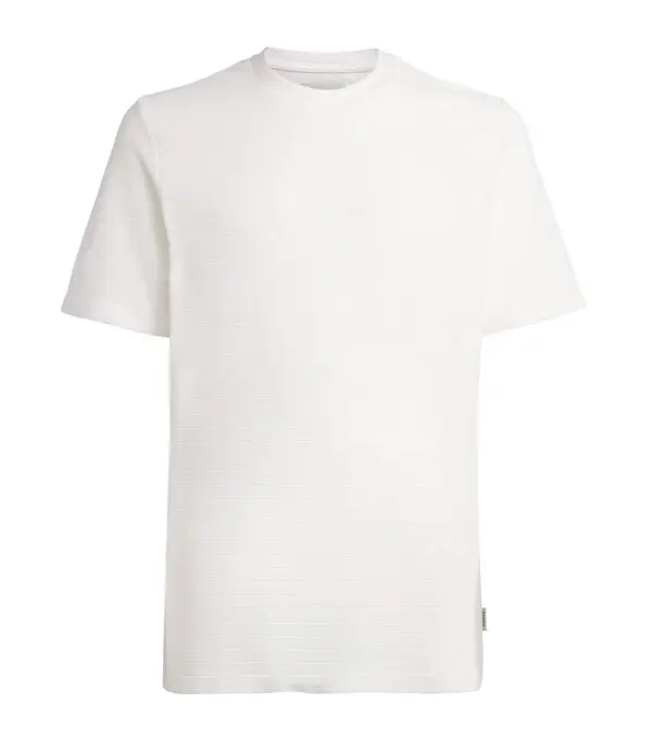 Oliver Peoples Organic Cotton Rib-knit Lynton T-shirt - Beige