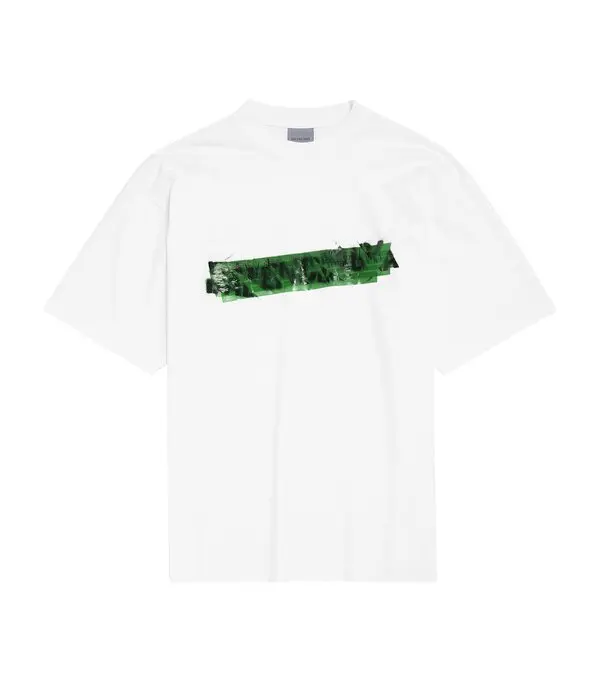Balenciaga Cotton Messy Spray T-shirt