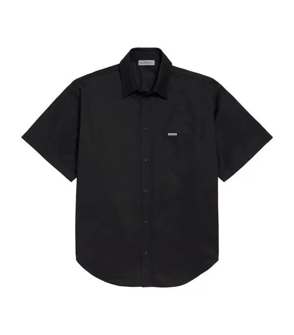 Balenciaga Cotton Workwear Short-sleeve Shirt