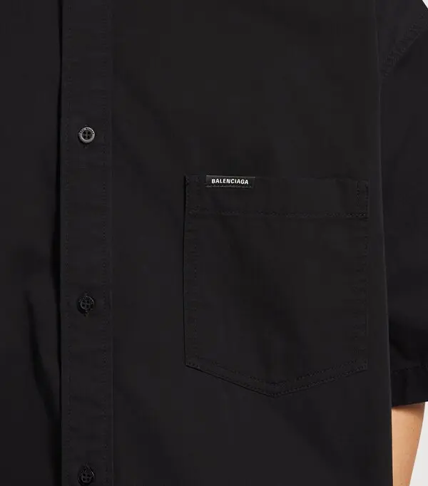 Balenciaga Cotton Workwear Short-sleeve Shirt