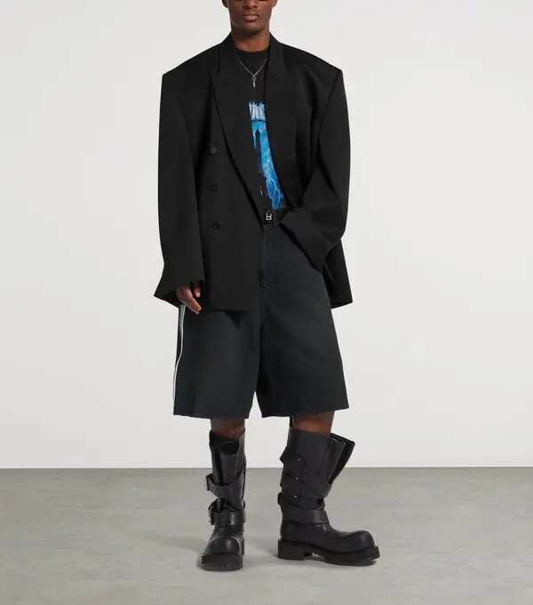 Balenciaga Wool Oversized Too Far Blazer