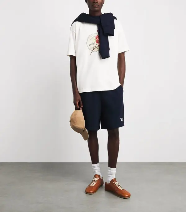 Drole De Monsieur Cotton Porcelain Printed T-shirt - White