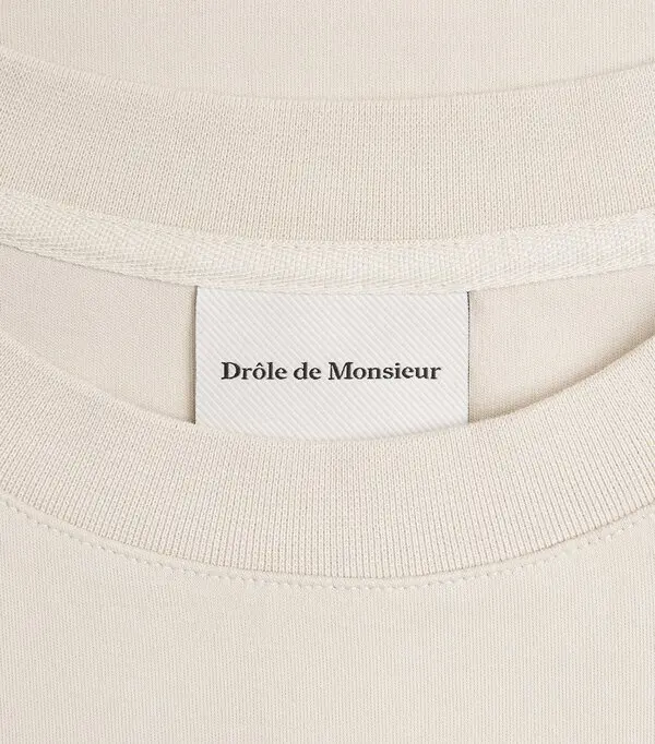 Drole De Monsieur Cotton Slogan T-shirt
