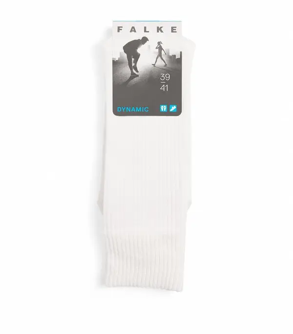 Falke Ribbed Dynamic Socks - White