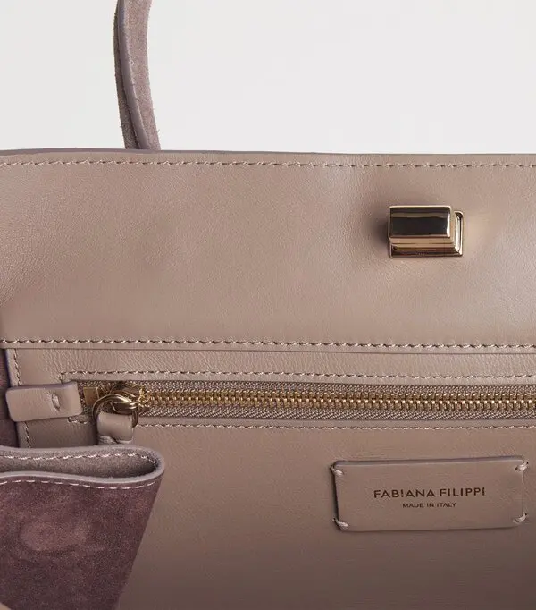 Fabiana Filippi Josephine Suede Top-handle Bag