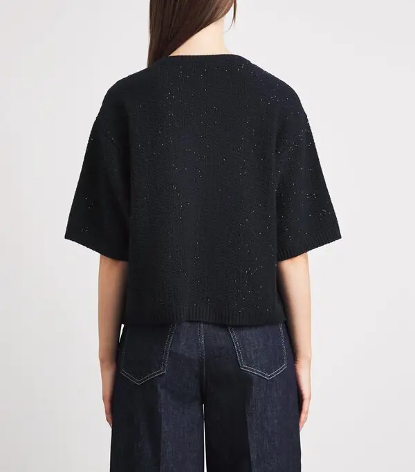 Fabiana Filippi Wool-blend Sequin Sweater