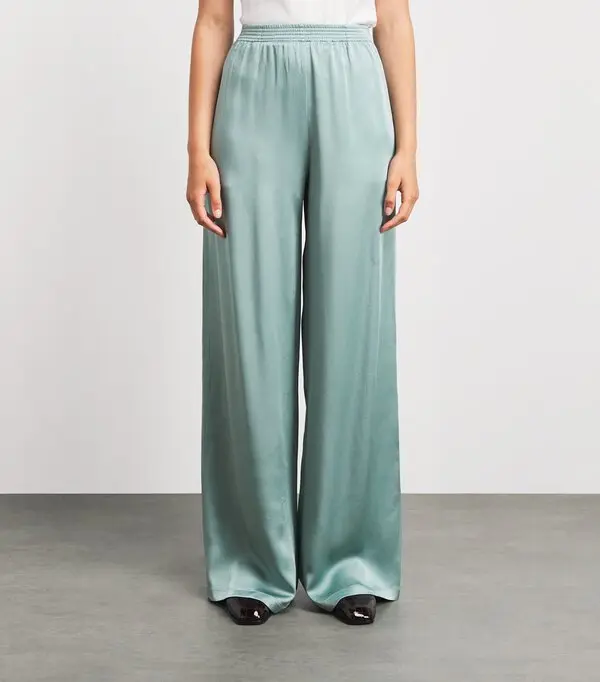 Fabiana Filippi Satin Beaded Trousers