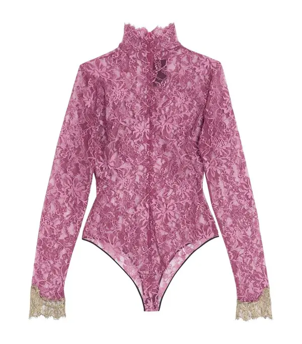 Valentino Garavani Lace Floral Bodysuit