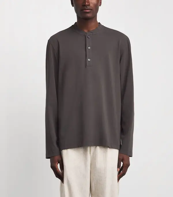 Barena Venezia Cotton Jersey Henley Top